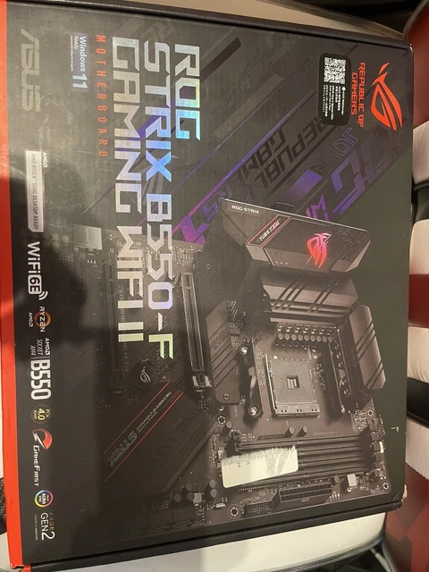 ASUS ROG STRIX B550-F GAMING WIFI II Socket AM4, AMD £122.00 - PicClick UK
