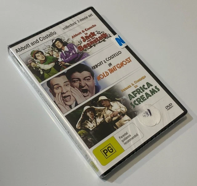 ABBOTT COSTELLO X3 Movies DVD Films Comedy Fantasy Horror Adventure All ...