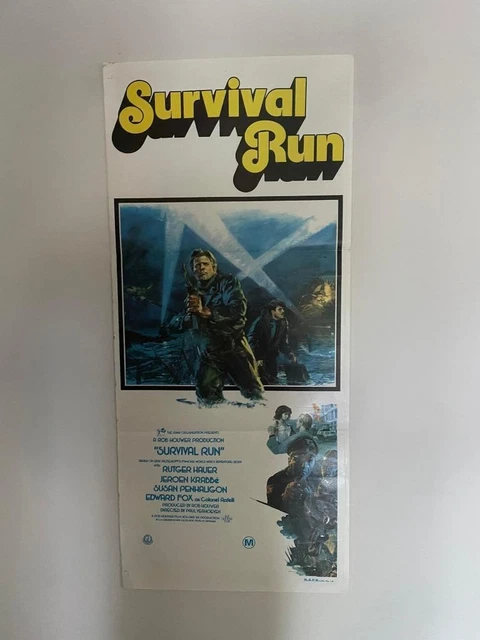 SURVIVAL RUN 1977 Australian Original Daybill Movie Poster In Good Cond ...