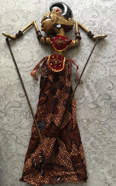 VINTAGE INDONESIAN WAYANG Golek Stick Puppet £20.48 - PicClick UK