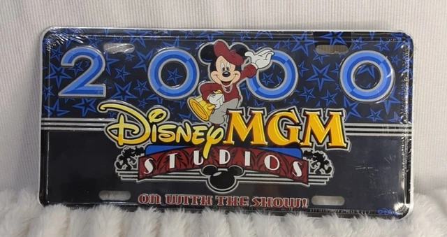 DISNEY MGM STUDIOS 2000 Metal License Plate / Sign New Sealed £19.19 ...