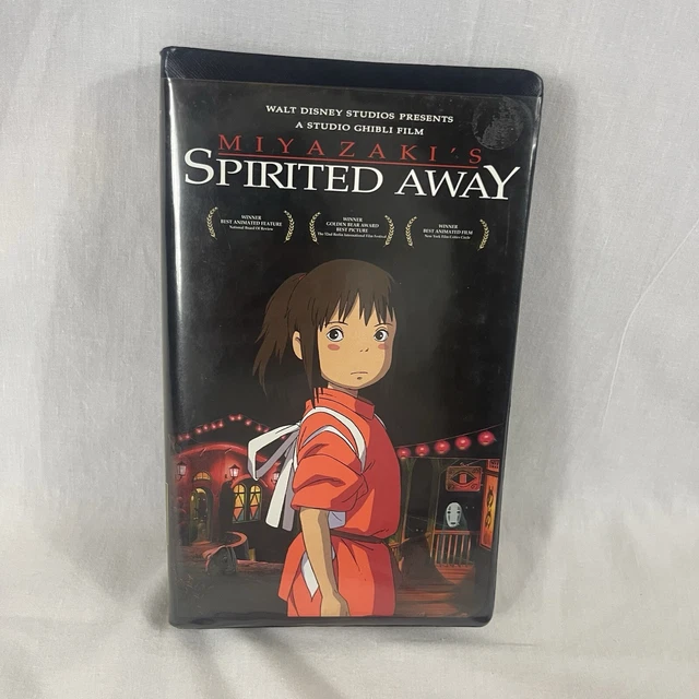 SPIRITED AWAY STUDIO Ghibli VHS Disney Presents 2001 Clamshell Miyazaki ...