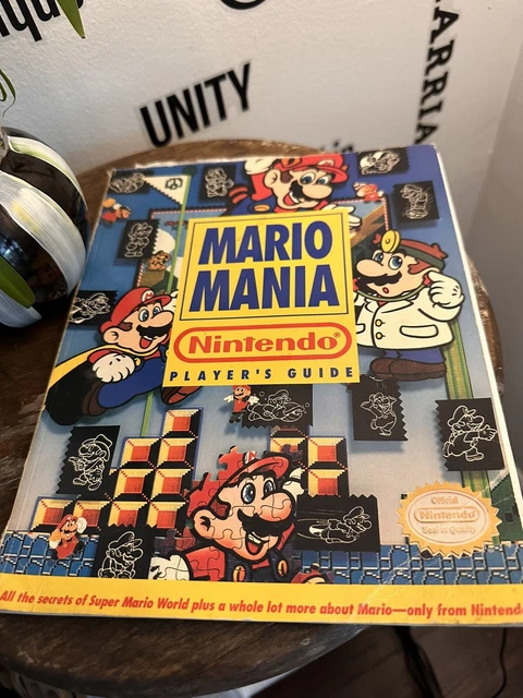 MARIO MANIA SUPER Mario World Nintendo Players Guide 1991. $35.00 ...