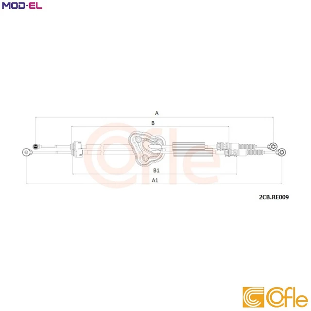 CABLE PULL MANUAL Transmission 2Cb.re009 For Renault Fluence Gran/Tour ...