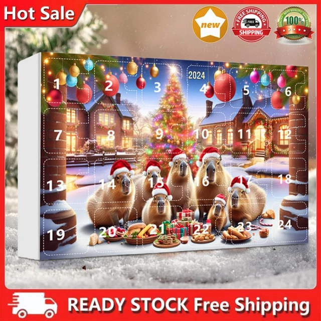 CAPYBARA ADVENT CALENDAR 2024 Christmas Advent Calendar Xmas Countdown Calendar £10.91 - PicClick UK