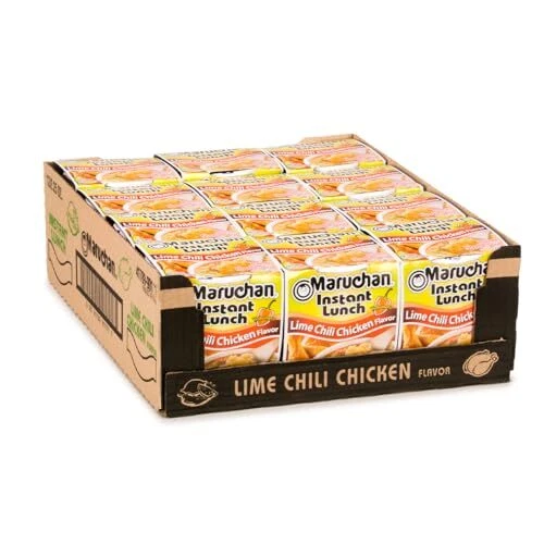 MARUCHAN INSTANT LUNCH Lime Chili Chicken, Ramen Noodle Soup ...