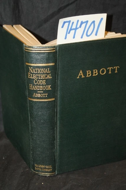 ABBOTT, ARTHUR L. National Electrical Code Handbook ... £278.29 ...