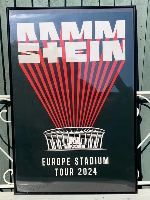 RAMMSTEIN 2024 EUROPE Stadium Tour Poster - New - Size A1 £19.99 ...