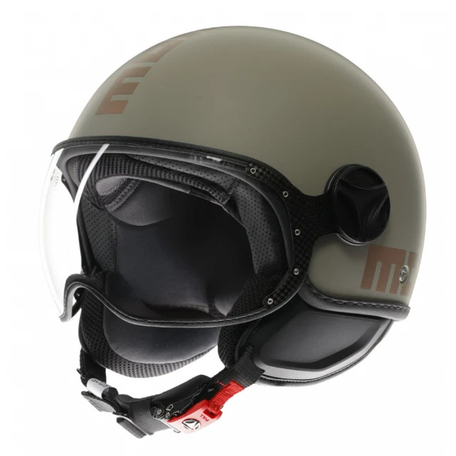 CASCO MOTO MOMO Design Fgtr Classic E2206 Flip Matt Green/Bronze EUR ...