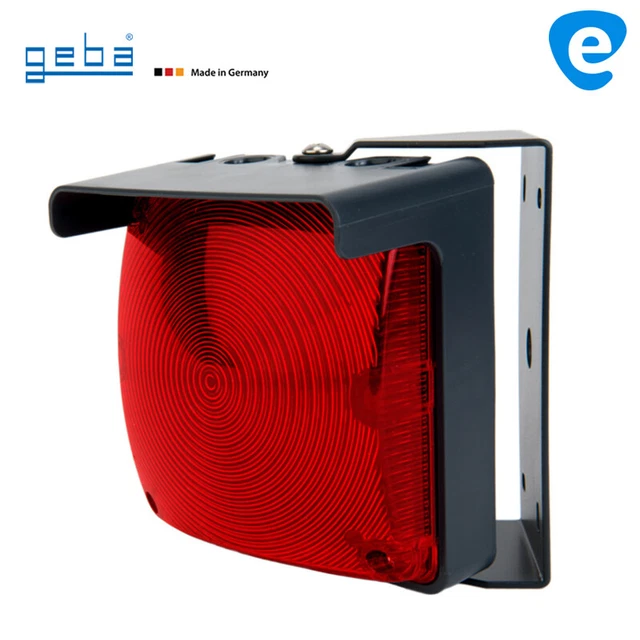 LED SIGNALLAMPE ROT 24 V / 230 V Blinklampe Tor Antrieb Garagentor ...
