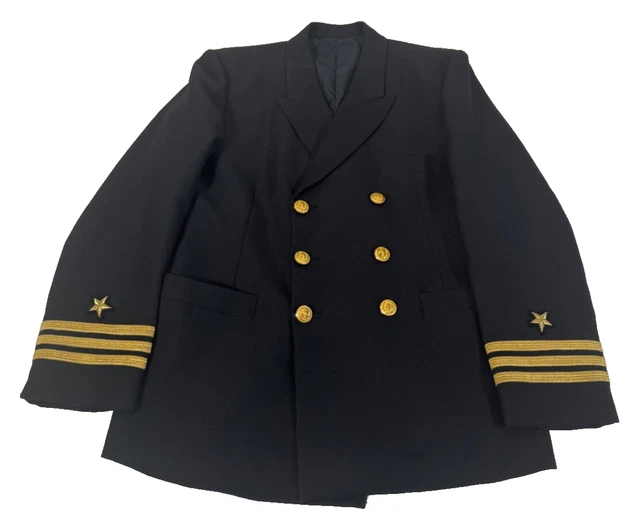 USN US NAVY Officer O-5 Commander Service Dress Blue Uniform Jacket 38 ...