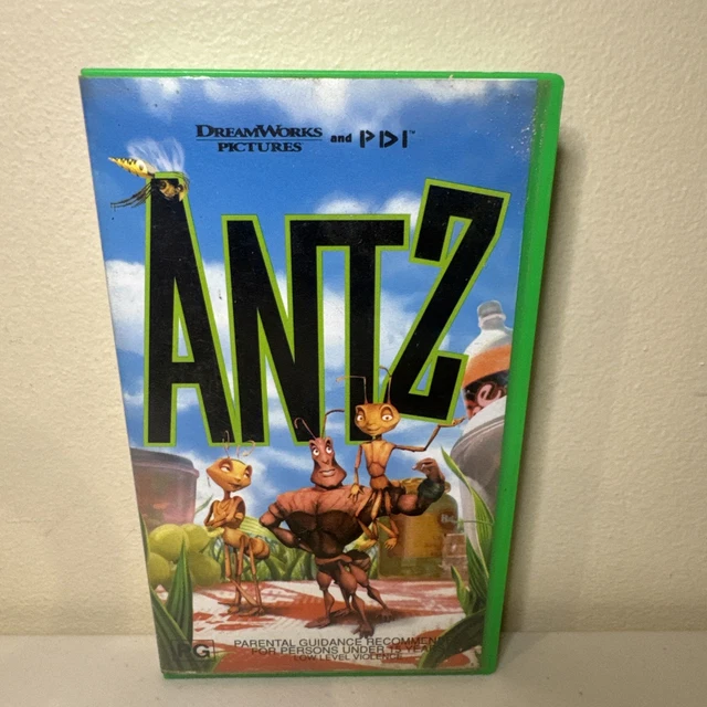 ANTZ (VHS, 1998) Dreamworks Pictures (Green Case) $10.50 - PicClick AU