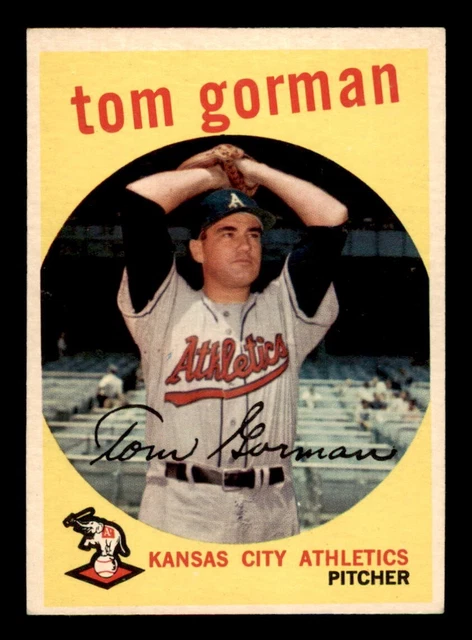 1959 TOPPS BASEBALL #449 Tom Gorman EX EUR 5,54 - PicClick FR