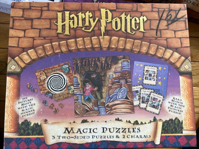 HARRY POTTER MAGIC Puzzles 3 Two-Sided Puzzles (2000, Bepuzzled) $6.90 ...