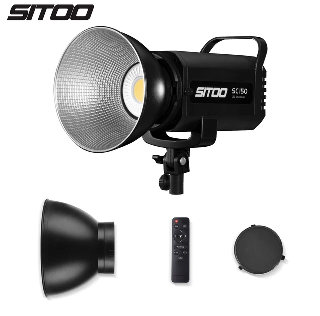 150W LED VIDEO Light Continuous Spotlight Daylight Studio 5600K COB ...
