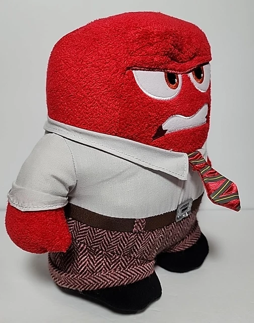 DISNEY PIXAR INSIDE Out RED ANGER Plush Stuffed Doll Shirt Tie 9 ...