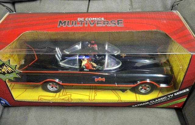 1966 BATMOBILE BATMAN Classic TV Series with 6" Figures West Ward Robin ...