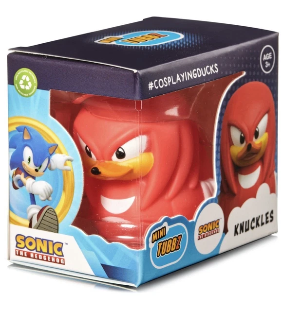 MINI TUBBZ KNUCKLES Collectible Rubber Duck Figure-Official Sonic The ...