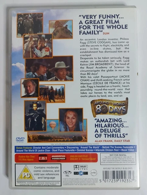 AROUND THE WORLD in 80 Days DVD (2004) Jackie Chan £2.23 - PicClick UK