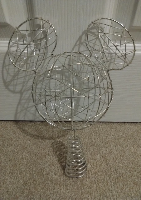 DISNEY CHRISTMAS TREE Topper - Mickey Shaped Design £5.45 - PicClick UK