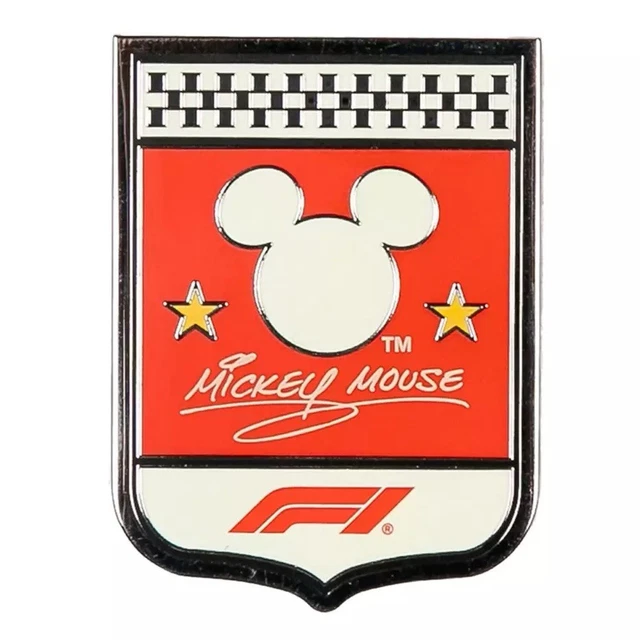DISNEY X F1 🏁 Las Vegas Grand Prix Mickey Mouse Shield Pin Formula 1 ...