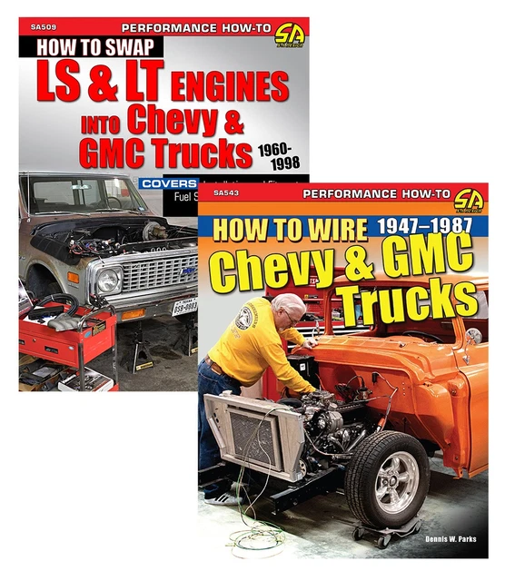 HOW TO WIRE Chevy GMC Trucks Swap LS & LT Engines 2 Book Set $88.67 ...