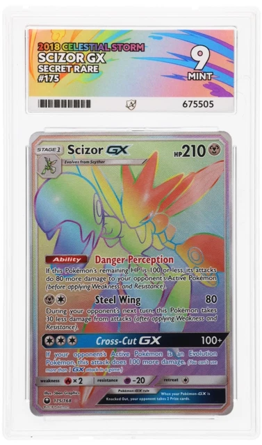 SCIZOR GX 175/168 Ace 9 Pokemon Celestial Storm Secret Rare $110.00 ...
