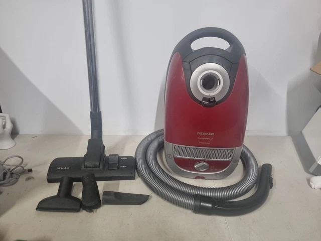 MIELE C2 POWERLINE Complete Red - Cylinder Vacuum Cleaner With ...
