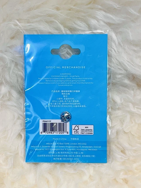 JELLYCAT PIN BADGE BNWT - Coffee To Go £16.80 - PicClick UK