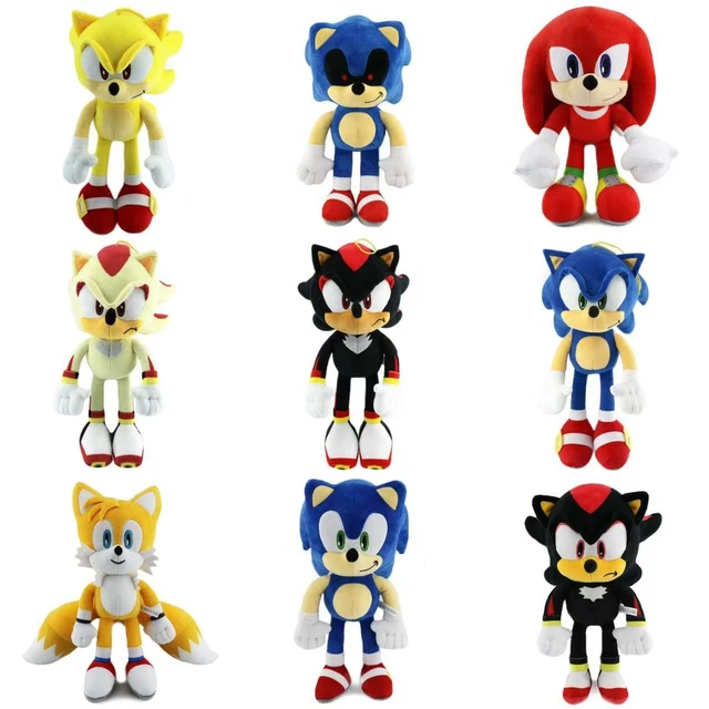 HEDGEHOG SONIC SUPER Shadow Plushie Plush Video Game Plush Toy Sega ...