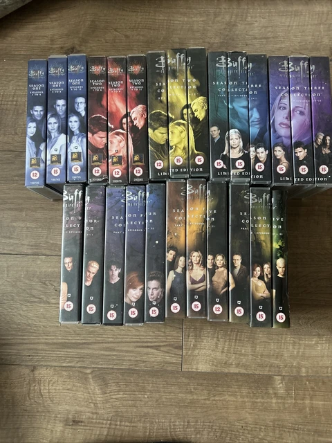 BUFFY VAMPIRE SLATER VHS Tapes Season 1-5 Good Condition £34.95 ...