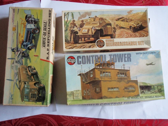 AIRFIX CONTROL TOWER, RAF Refueling Set,German Reconnaissance set ...