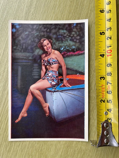 5 X VINTAGE Pin Up Glamour Model Postcards ~ 1940’s / 1950’s £14.95 - PicClick UK