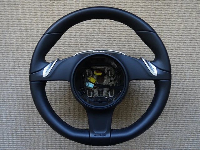 PORSCHE 911 997 991 981 Boxster Cayman steering wheel PDK black Sport ...