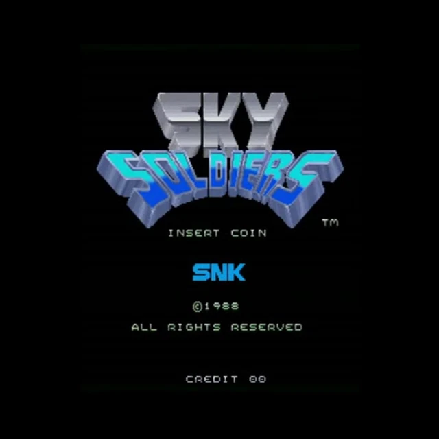 GIOCO ARCADE SKY Soldiers Usato P.C.Board SNK ADK JAMMA Power-Up ...