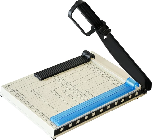 GUILLOTINE PAPER CUTTER 12 "A4 Precision Guillotine Cutter with Safety ...