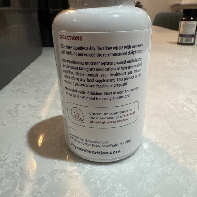 PHYSICAL NUTRITION GLUCO Support Blood Sugar Formula - 90 Capsules BBD ...