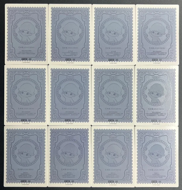 2024 POP MART Art Series POP CARD DIMOO Waves of Inspiration ATLF lot ...