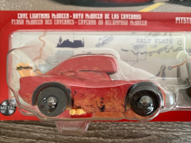 DISNEY PIXAR CARS CAVE LIGHTNING MCQUEEN PITSTOPOSAURUS 2 PACK New For ...