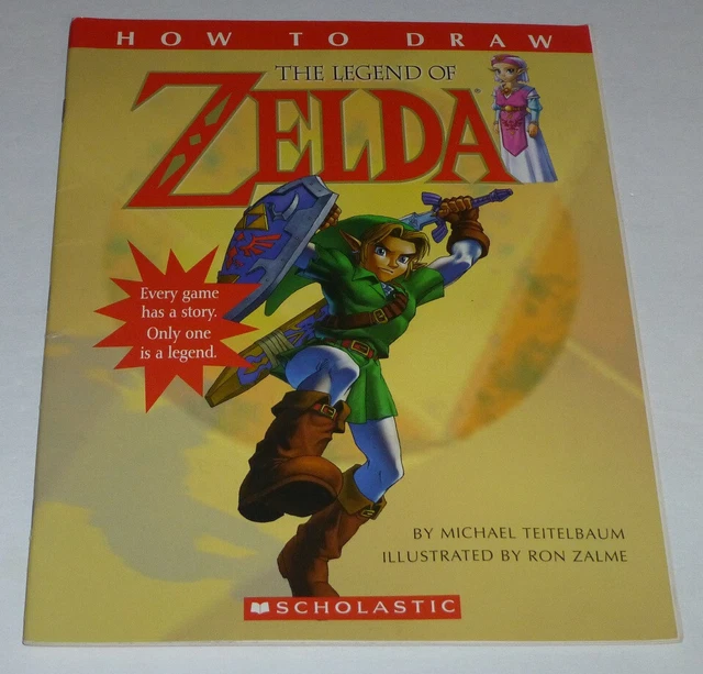 HOW TO DRAW "The Legend of Zelda" - 2001 Troll Scholastic Activity Book ...