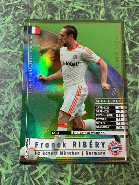 PANINI WCCF 2012-13 Franck Ribery Bayern Munchen Refractor card Germany ...