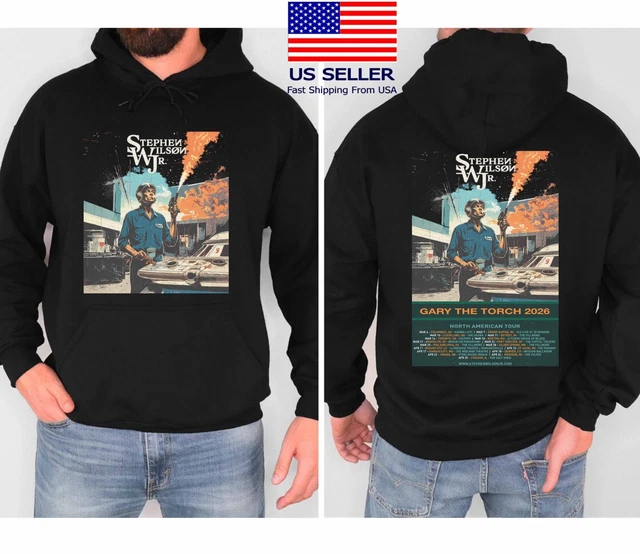 STEPHEN WILSON JR Gary The Torch 2026 Multicolor Hoodie, FAST SHIP £30. ...