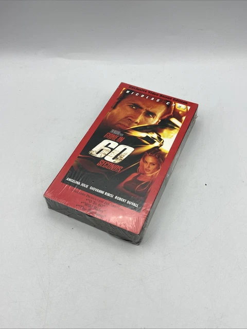 GONE IN 60 Seconds (VHS, 2001,) Brand New Factory Sealed! Nicolas Cage ...
