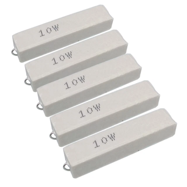 5PCS 5K OHM 5KΩJ 10 watt Axial Ceramic Cement Power Resistor 10W $5.18 ...