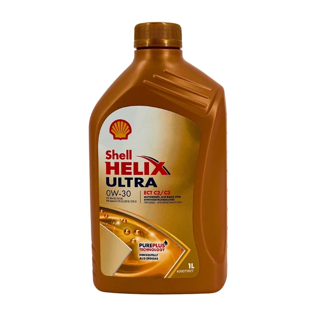SHELL HELIX ULTRA Ect C2 C3 0W-30 L'Huile De Moteur MB 229 52,229 .31 ...