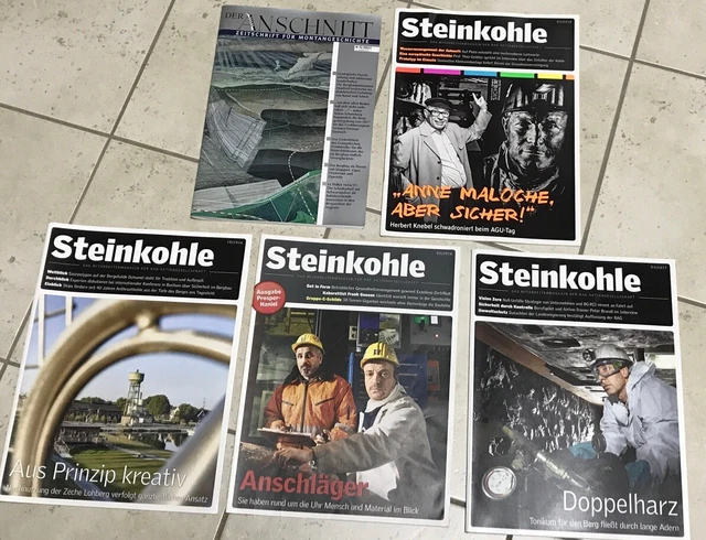 BERGBAU MAGAZINE STEINKOHLE/MONTANGESCHICHTE 5 Exemplare EUR 1,00 ...