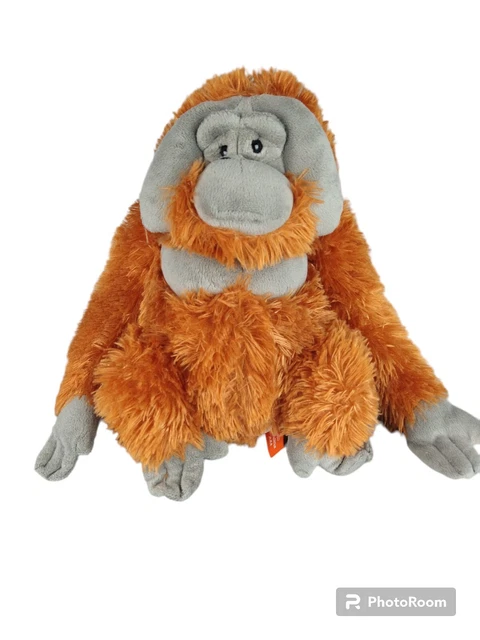 WILD REPUBLIC ORANGUTAN Orange Plush Monkey 12" Stuffed Animal Toy ...