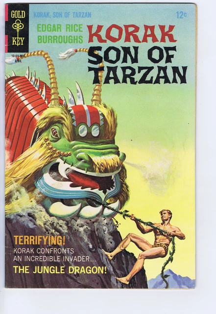 KORAK SON OF Tarzan #22 Gold Key Pub 1968 the Jungle Dragon EUR 22,07 ...