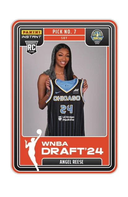 ANGEL REESE 2024 Panini Instant WNBA Draft Pick #7 Rookie RC PRESALE ...