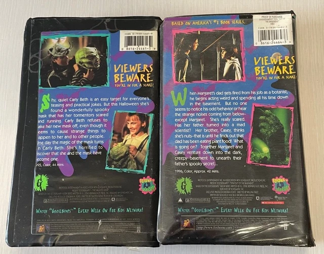 13 VHS LOT Goosebumps Hocus Pocus Animorphs Mummies Alive Sleepy Hollow ...